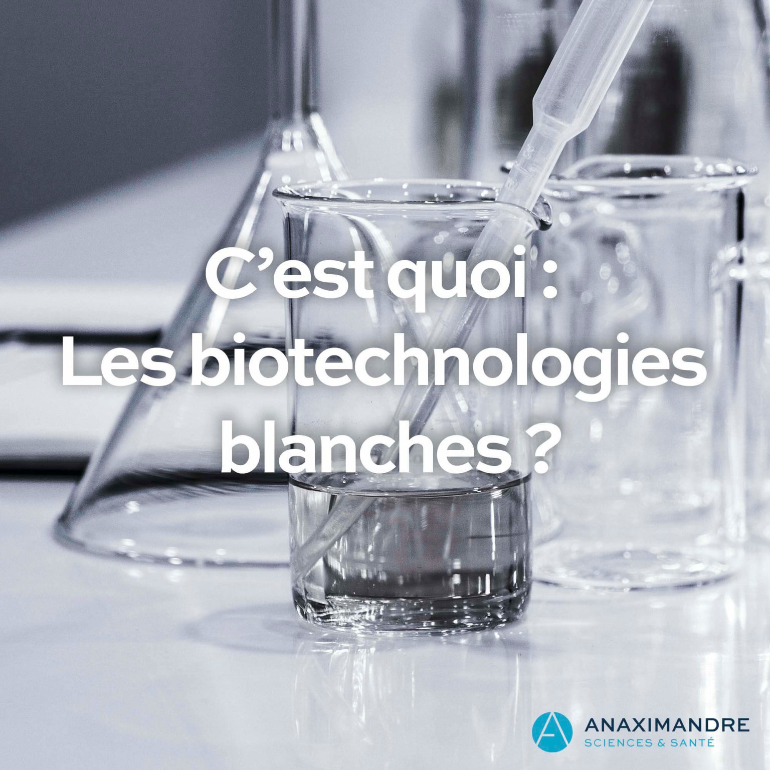 Les biotechnologies blanches - Anaximandre sciences et santé